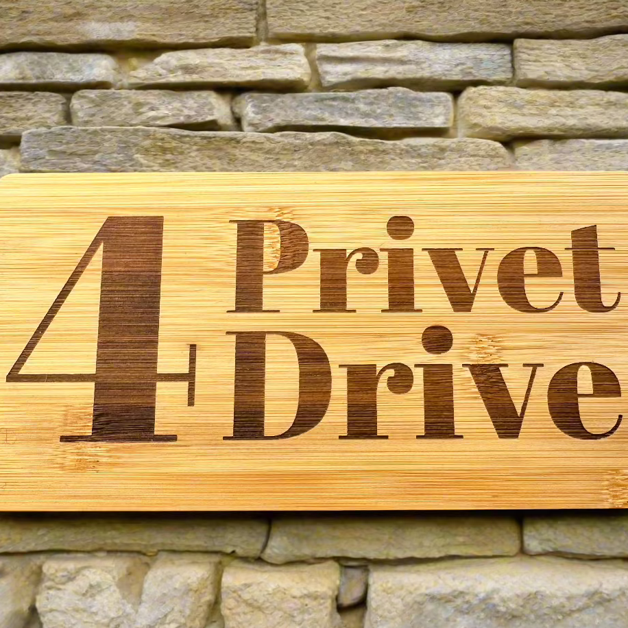 Custom Bamboo House/Stable Sign (Small)